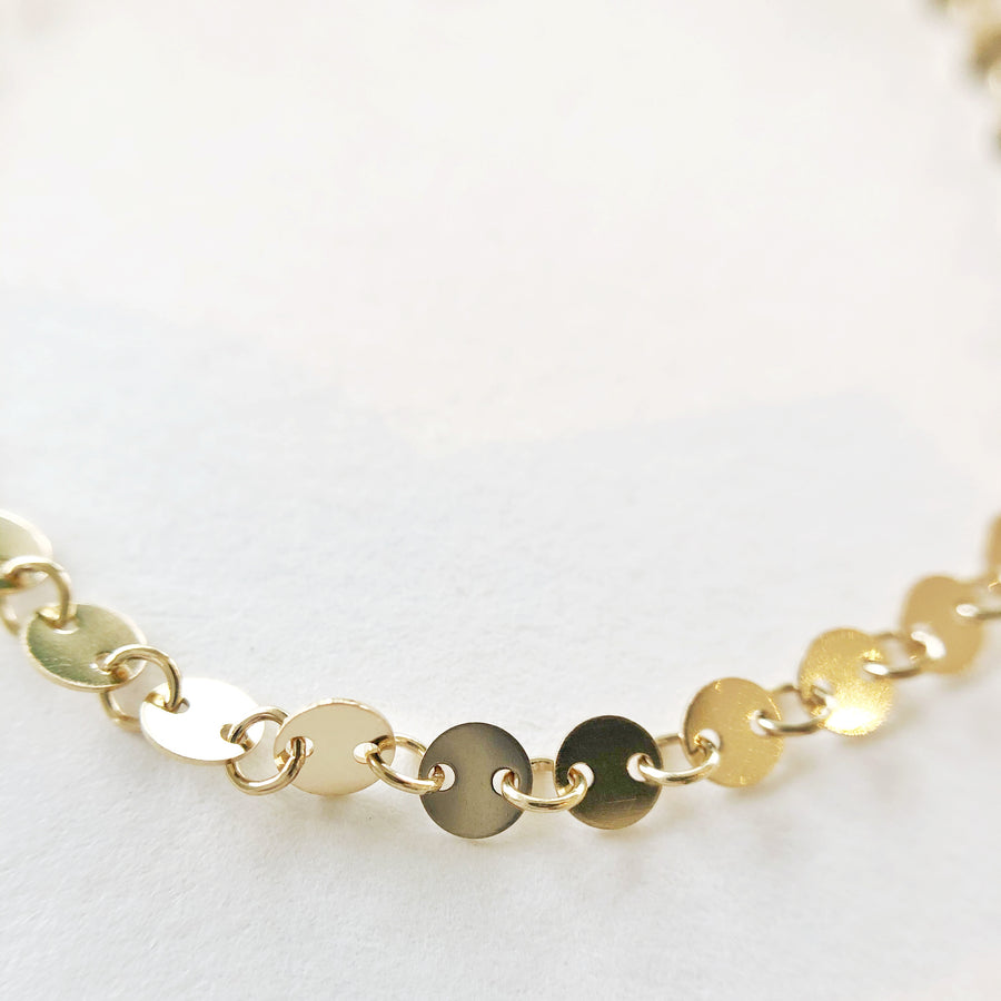 Sequin Disc Bracelet – Geneine Honey Bespoke Jewellery