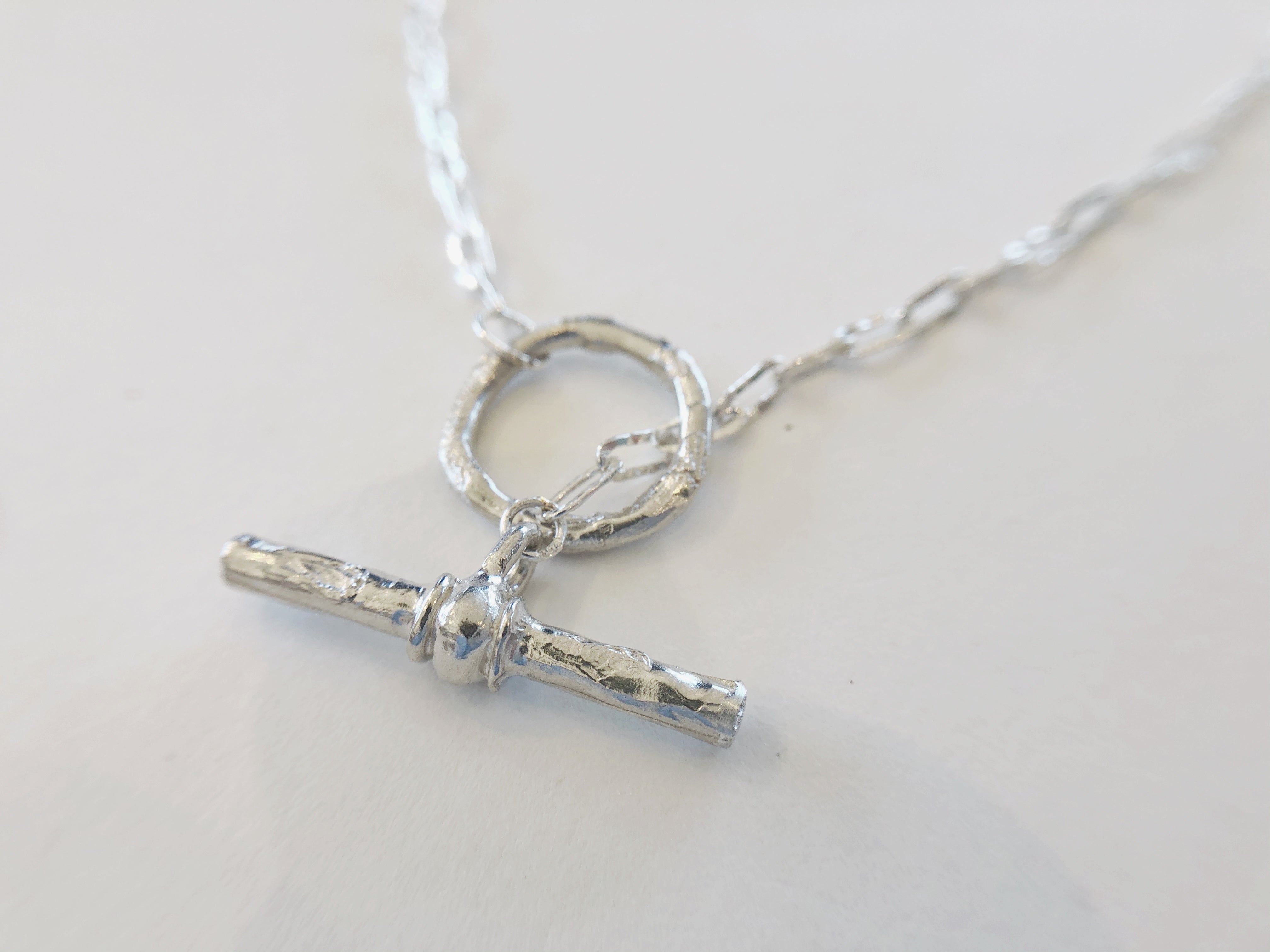 Lariat T Bar Chain Necklace – Geneine Honey Bespoke Jewellery